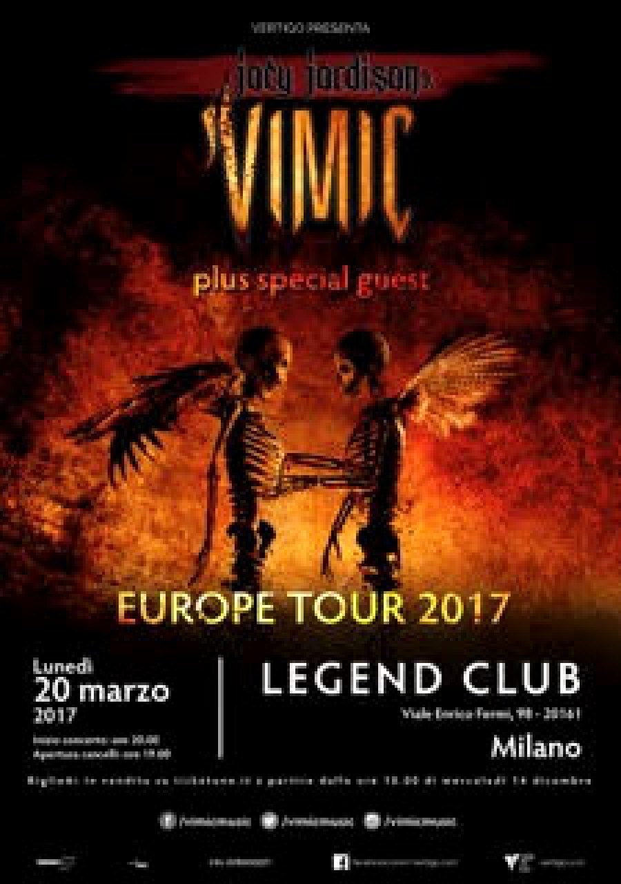 Joey Jordison’s VIMIC, unica data italiana