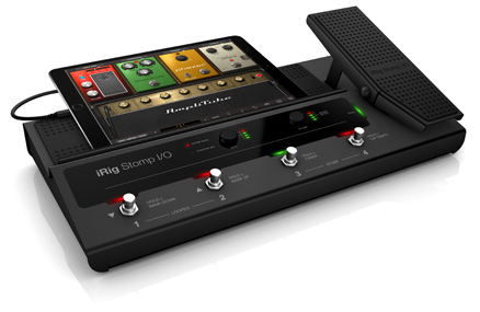 IK Multimedia, iRig Stomp I/O, ready to record!
