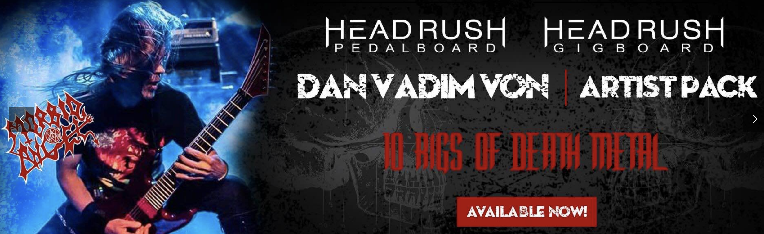 HeadRush presenta la Dan Vadim Rig Collection