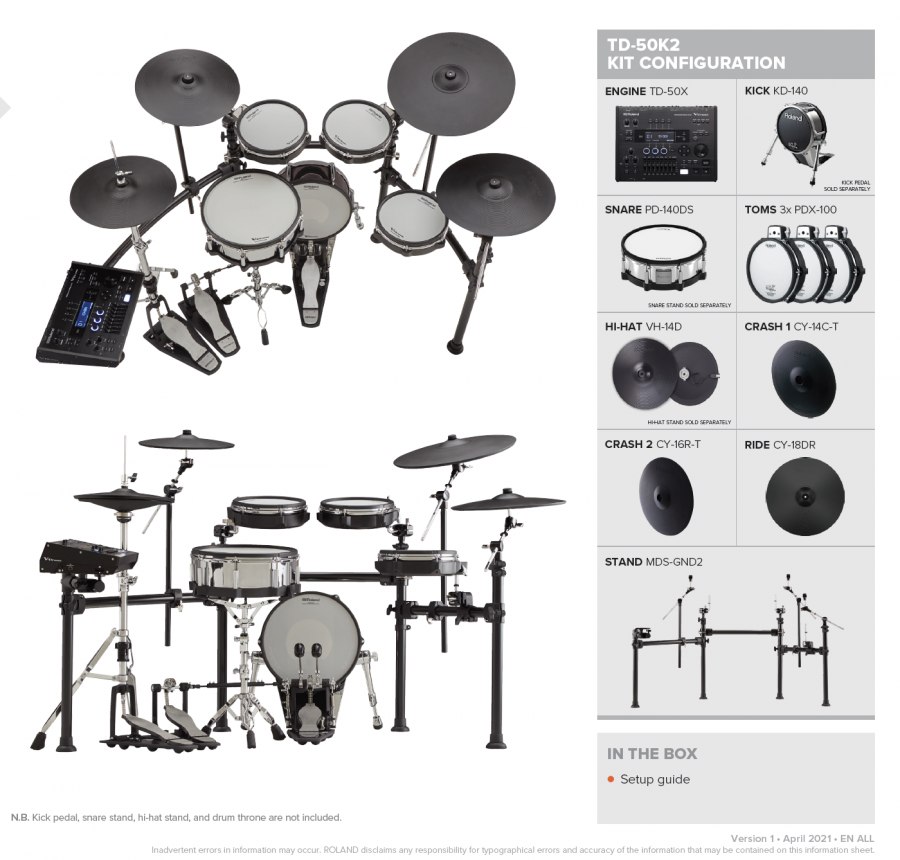 ROLAND TD-50X Series