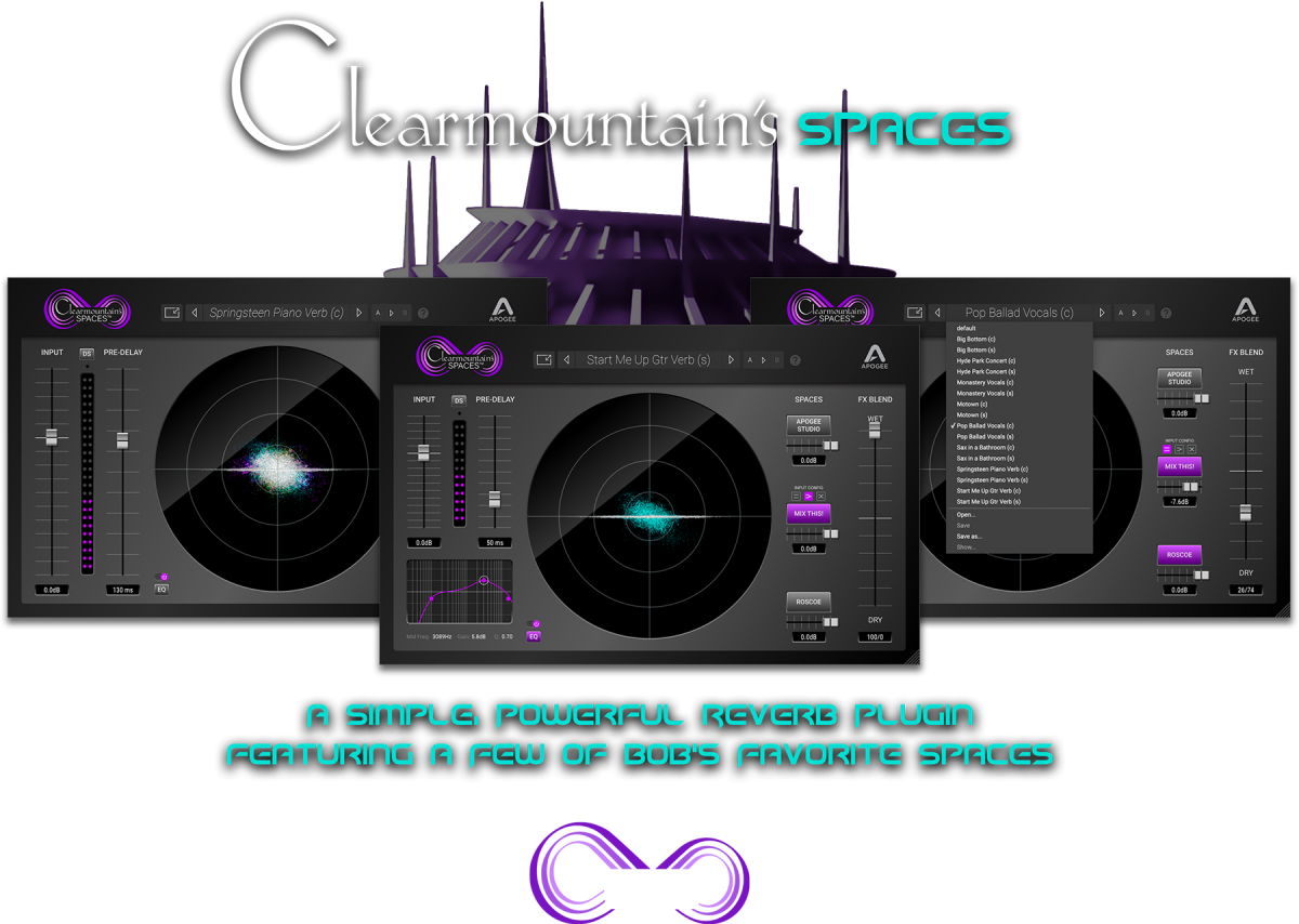 CLEARMOUNTAIN’S SPACES Reverb Plugin