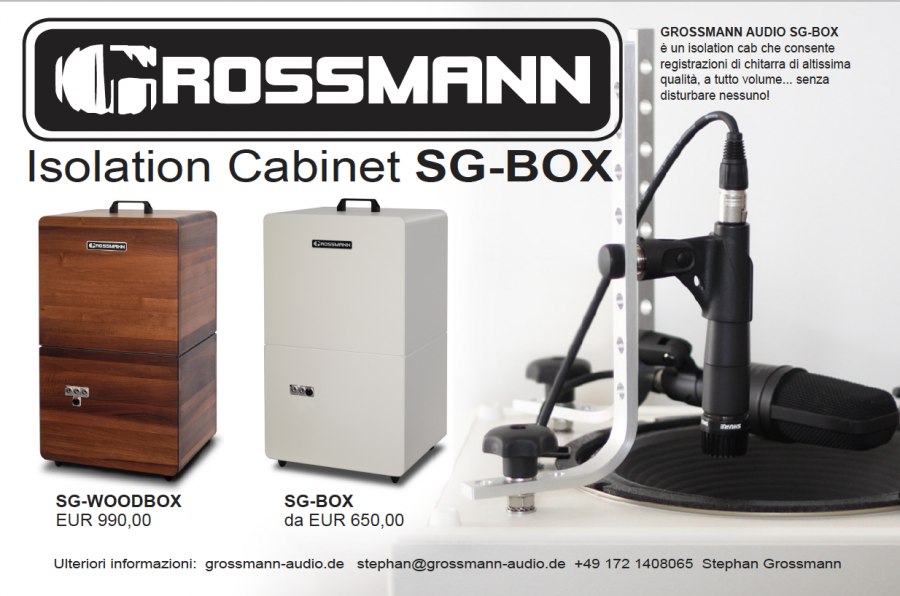 Grossmann Audio SG-Box, un iso-cab rivoluzionario!