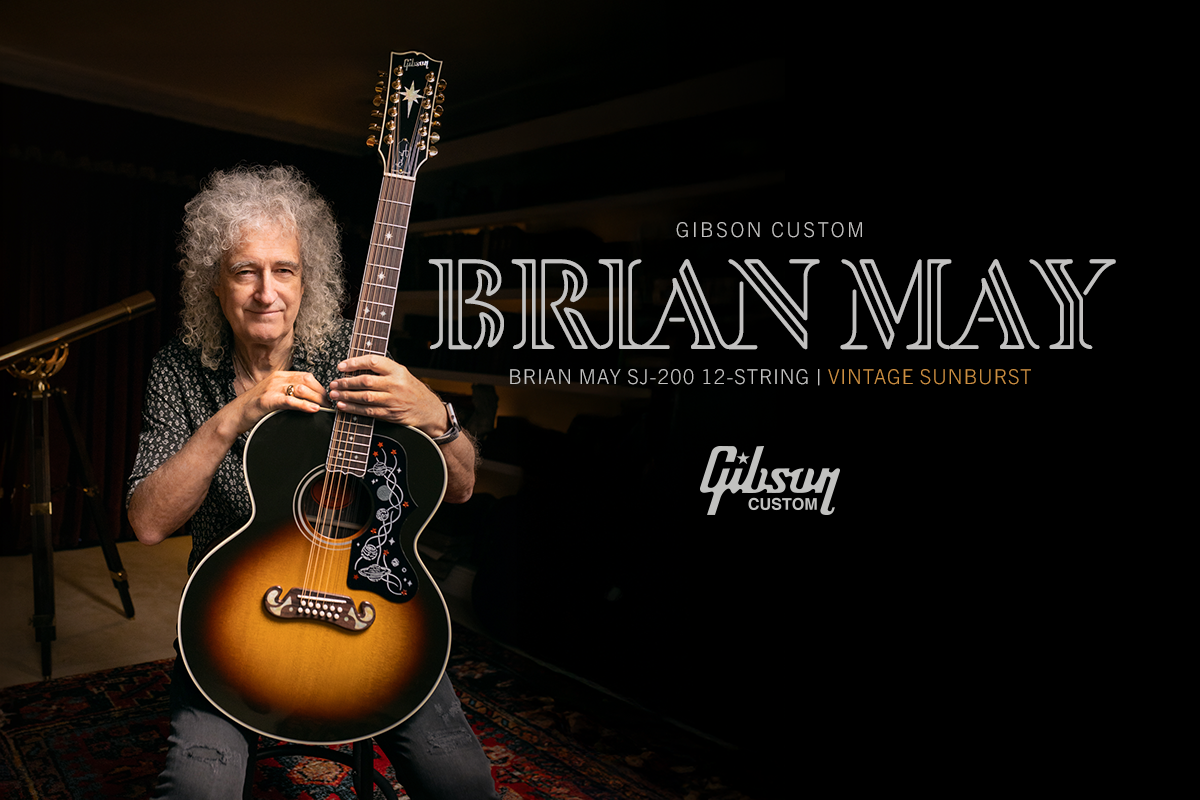 GIBSON CUSTOM Brian May SJ-200 12 Strings