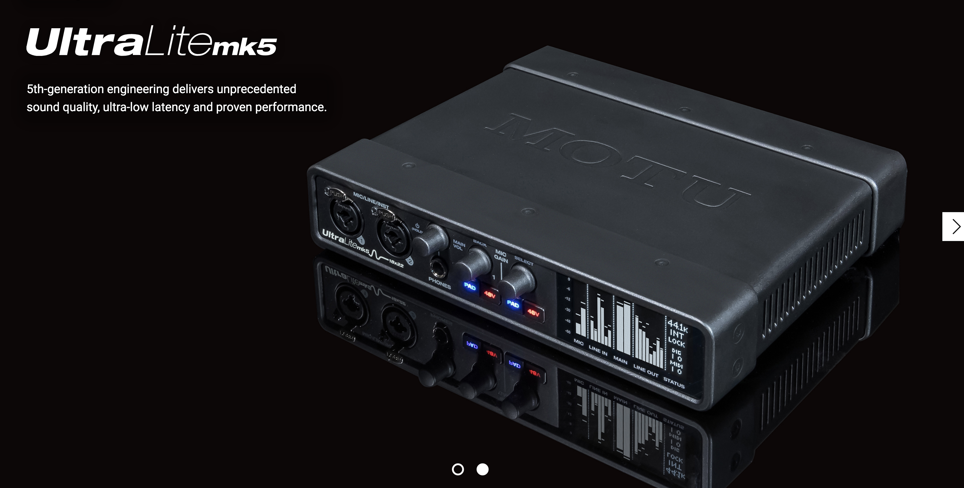 MOTU UltraLite MK5… latenza senza precedenti!