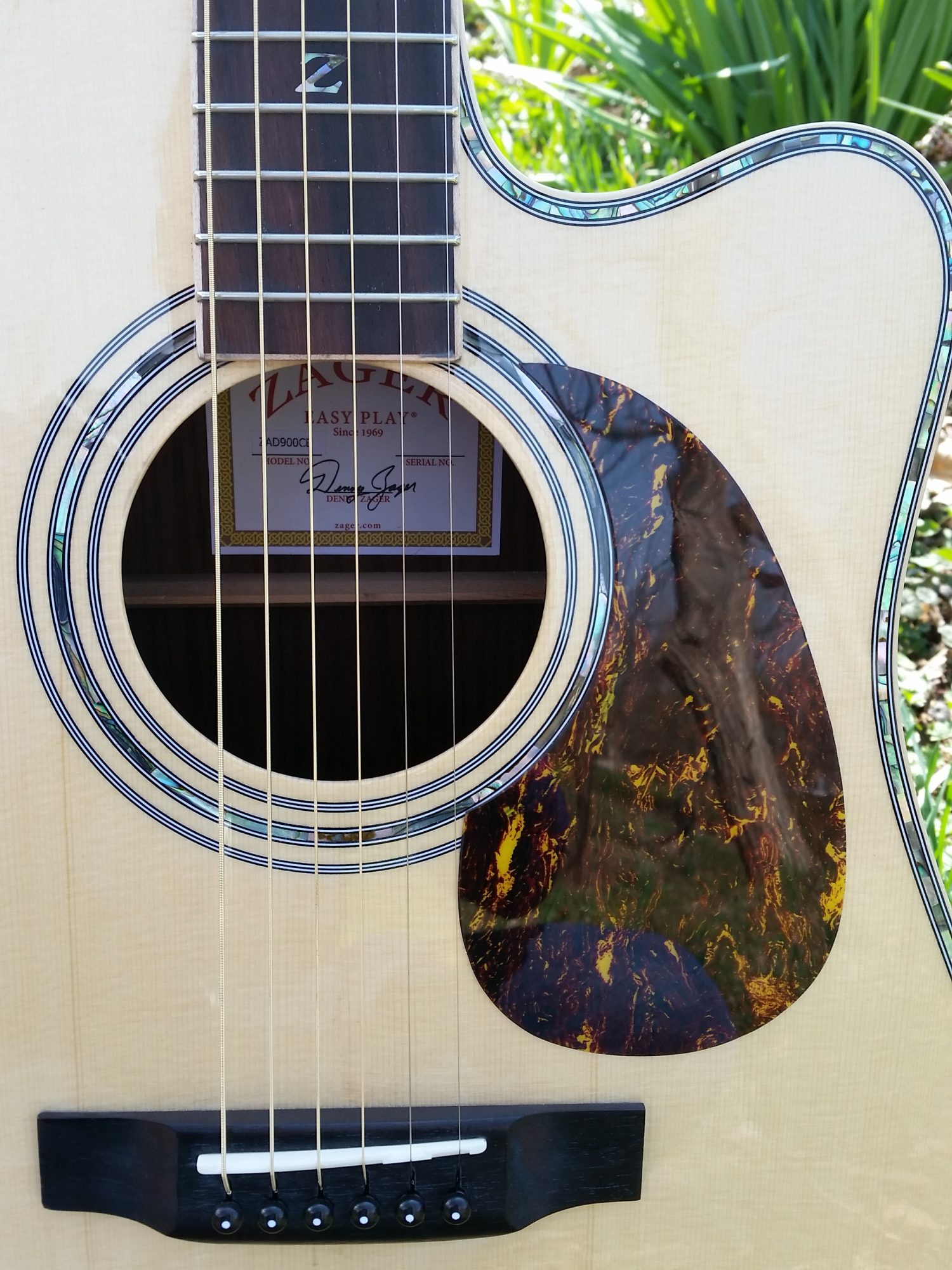 ZAGER ZAD900-CE Aura Acoustic Electric Guitar