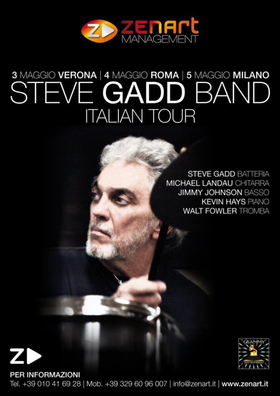 Steve Gadd Band per la prima volta in Italia!